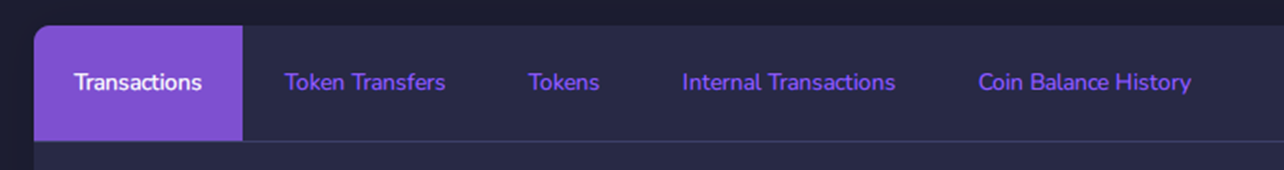 【Songbird Explorer】取引履歴の見方